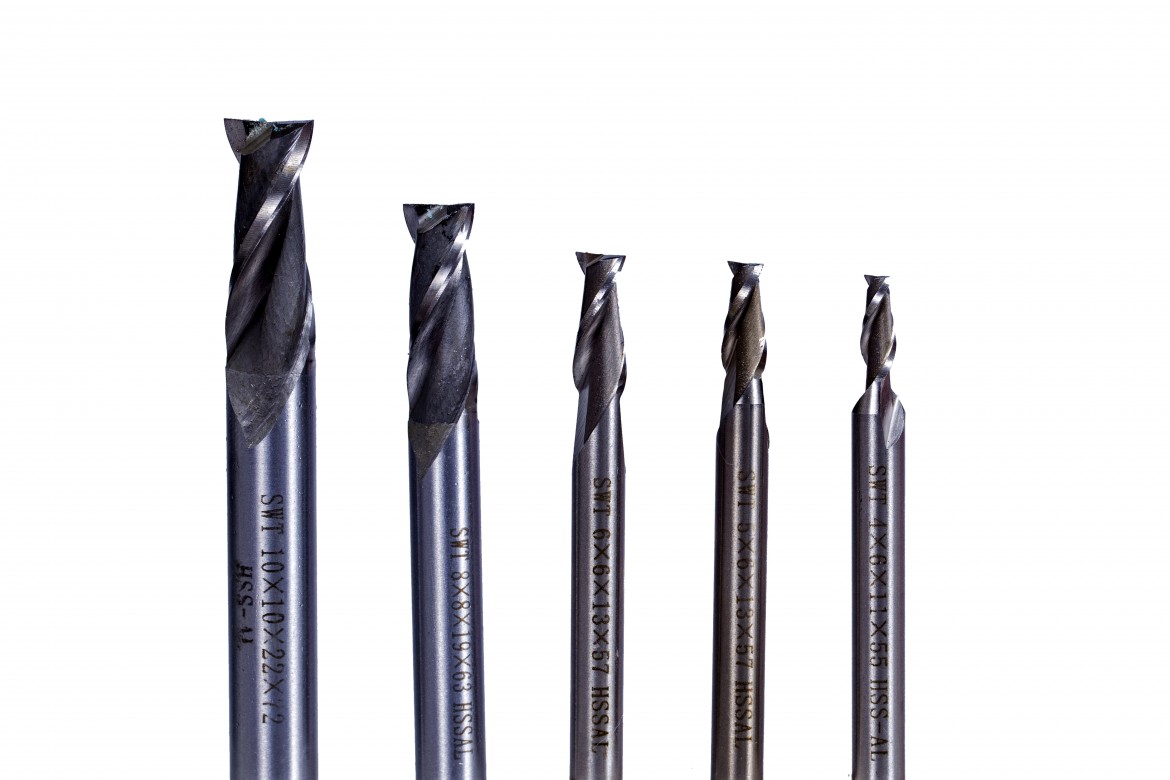 ดอกกัดงานอลูมิเนียม / ดอกเอ็นมิลไฮสปีดชนิด 2 ฟัน / HSS End Mill 2 ...