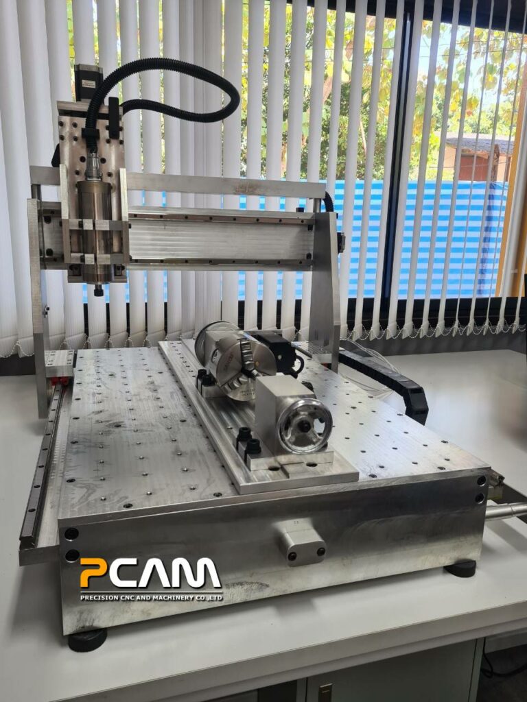 จัดส่งและอบรมเครื่อง mini cnc 4060s + แกน 4 ที่มหาวิทยาลัยเทคโนโลยีราช ...